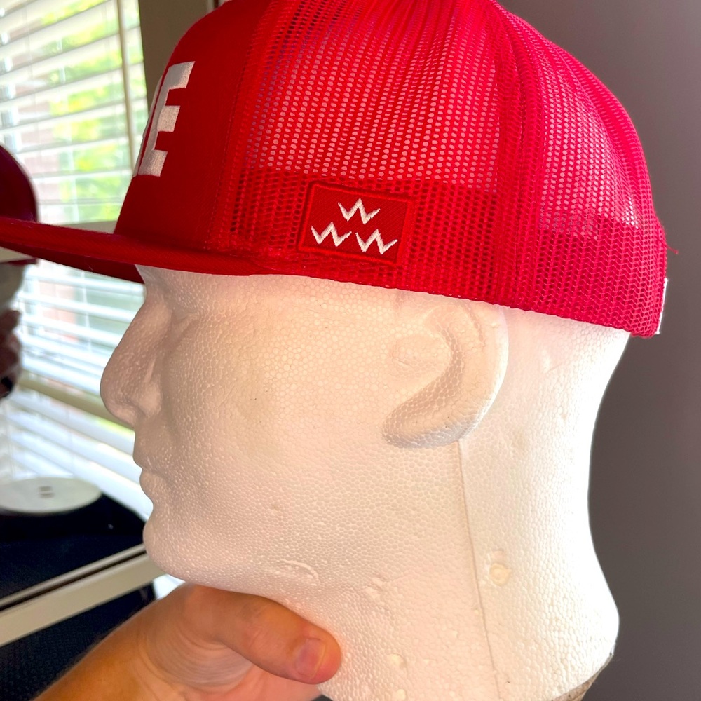 Birds Of Condor “Fore” Red Snapback Hat. - Gem